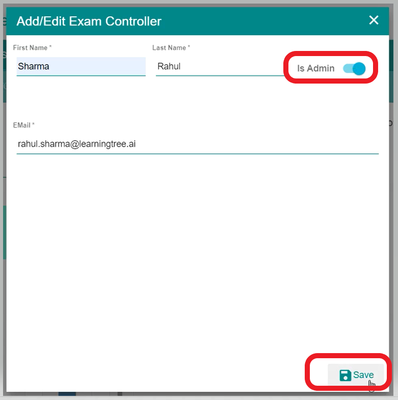 How to Add an Exam Controller with Admin Access? – LearningTree