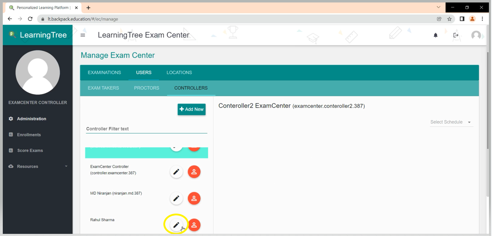 How to Add an Exam Controller with Admin Access? – LearningTree