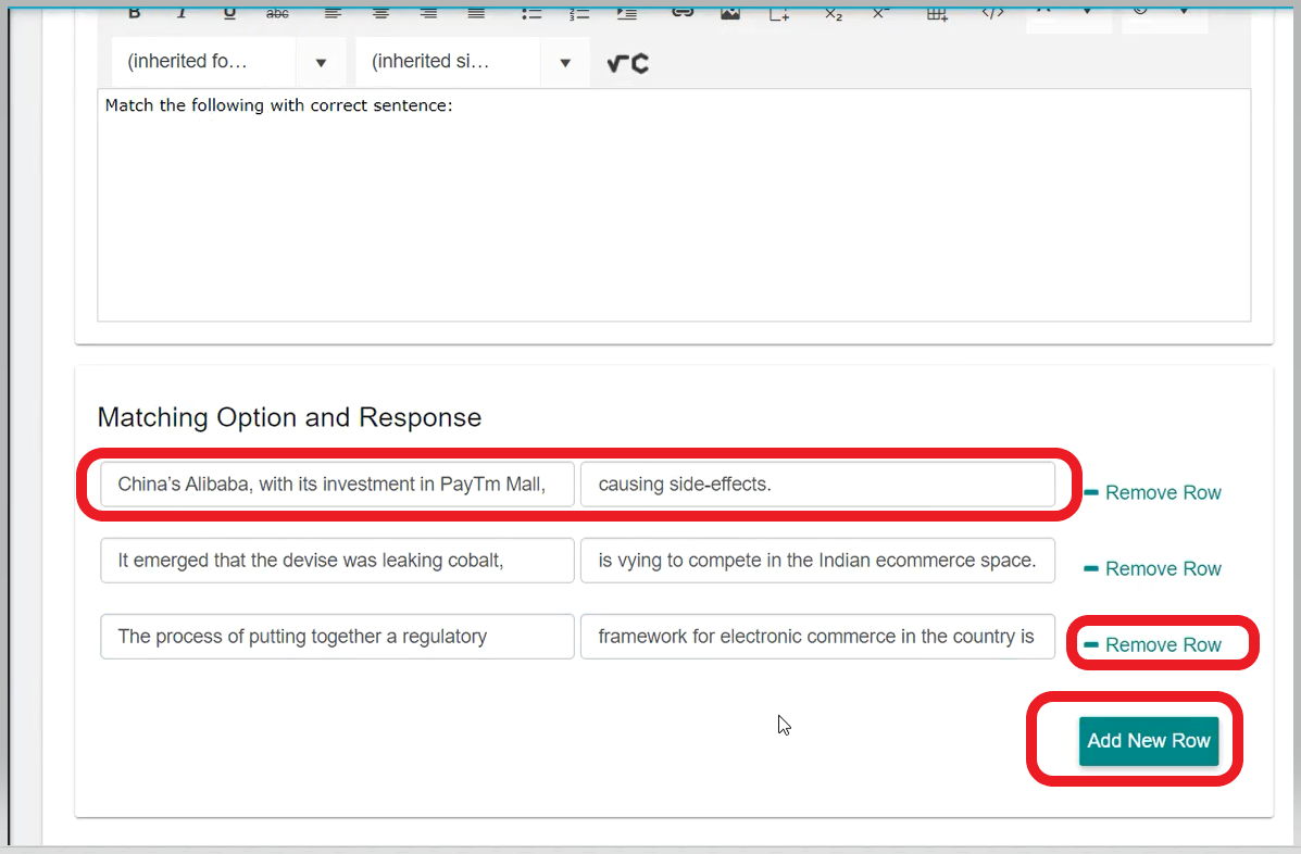 How Do I Create Match The Following Questions? – LearningTree